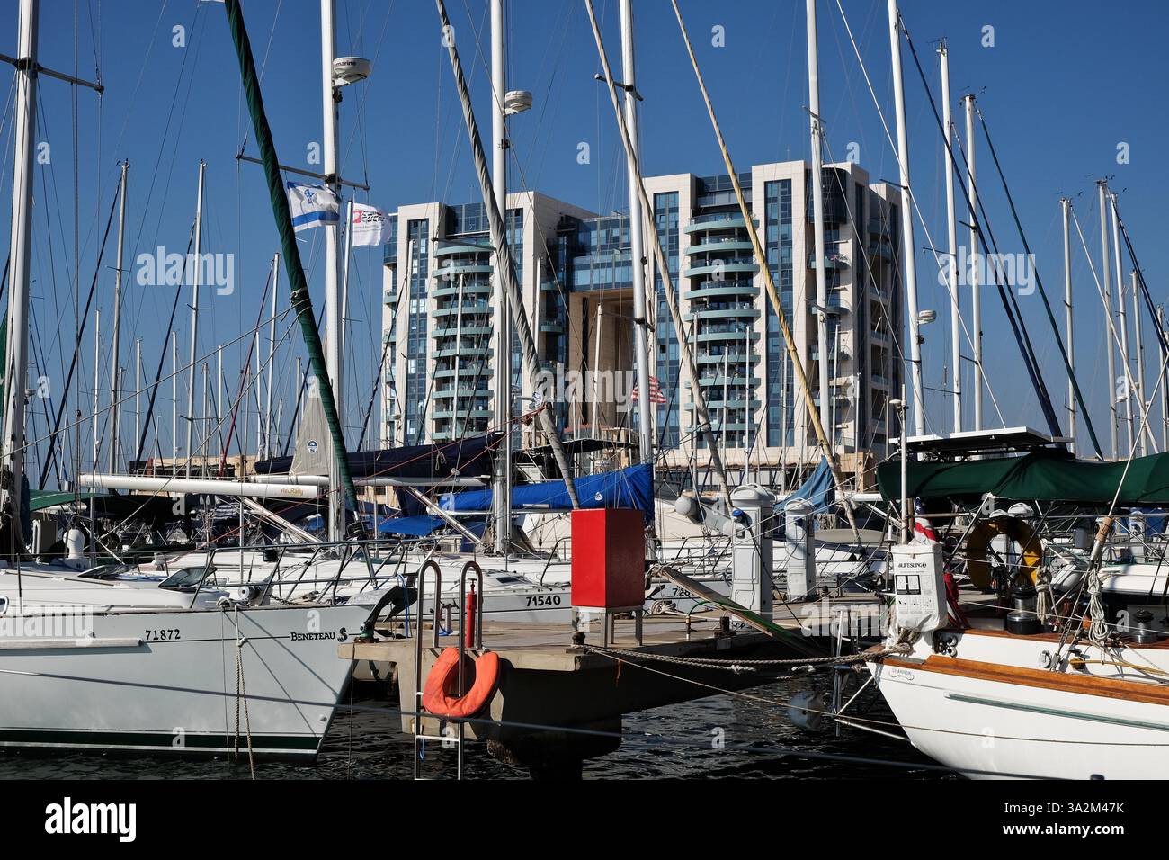 June 14, 2014 - Herzliya, Israel - The Herzliya Marina, built in the ...