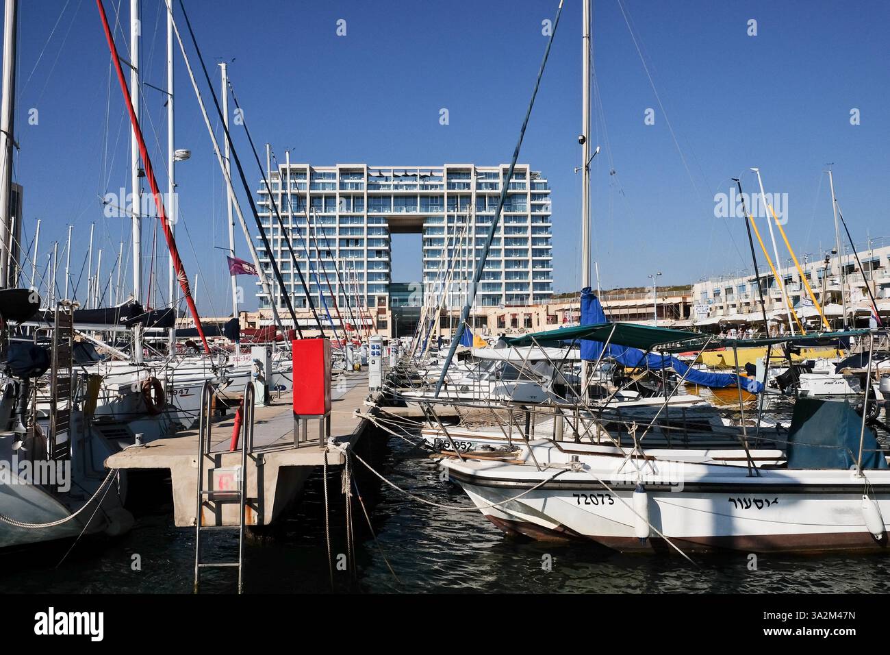 June 14, 2014 - Herzliya, Israel - The Herzliya Marina, built in the ...