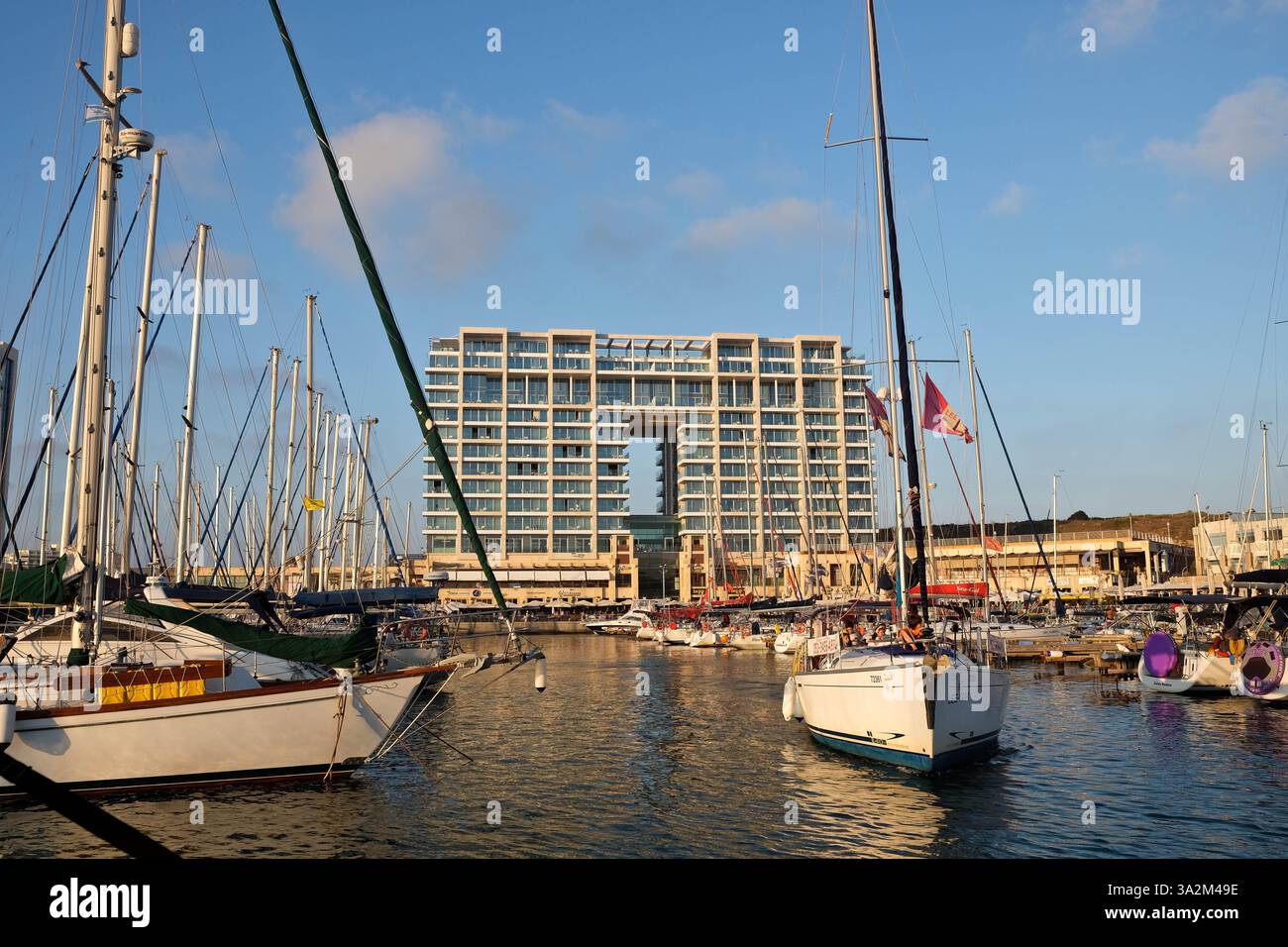 June 14, 2014 - Herzliya, Israel - The Herzliya Marina, built in the ...