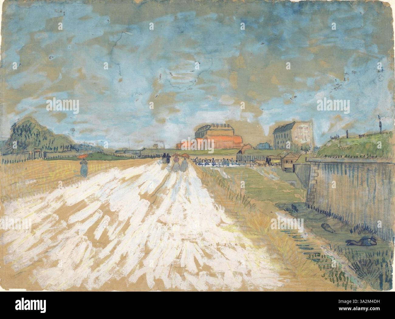 Van Gogh’s distinctive brushwork and use of color are evident in this ...