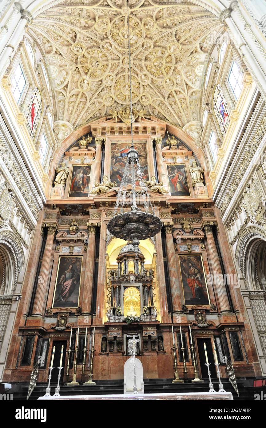 La Mezquita, Mosque, Cathedral of Cordoba, Cordoba, Andalusia, Spain ...