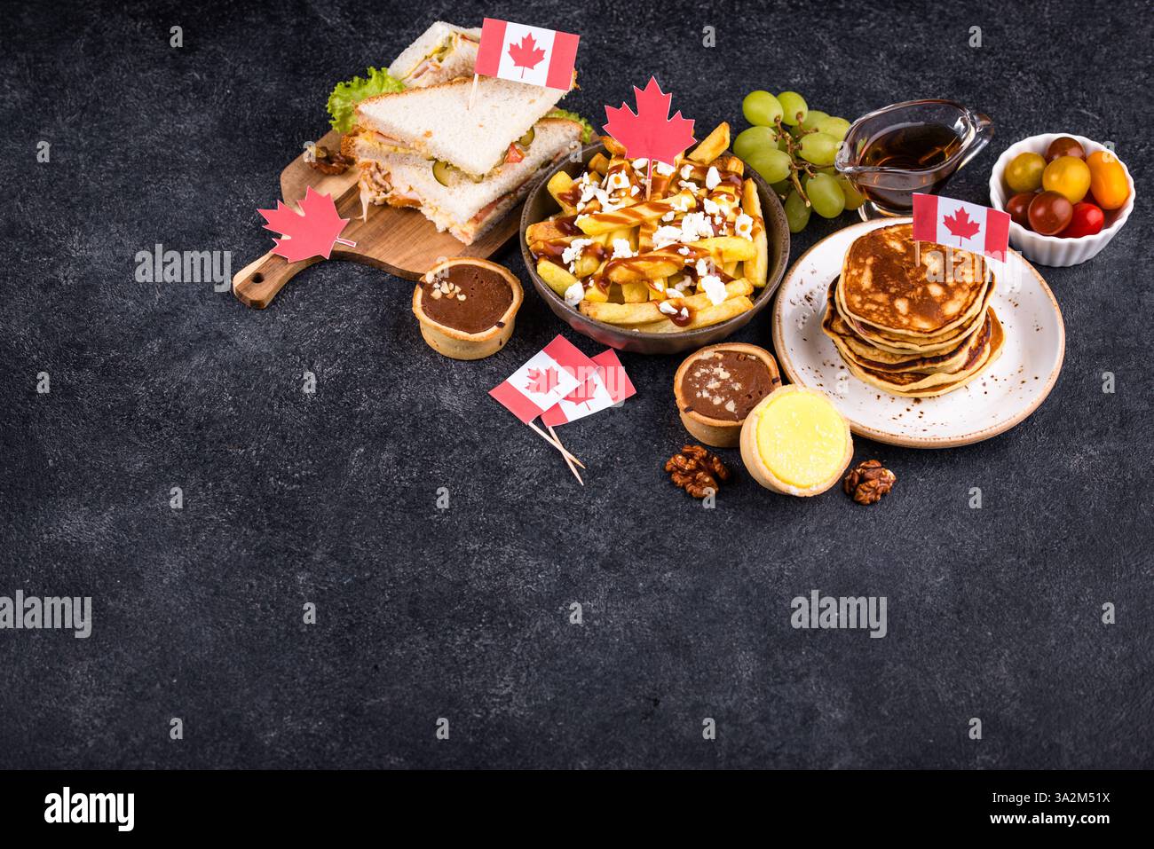 Canada Day traditional food concept Stock Photo - Alamy