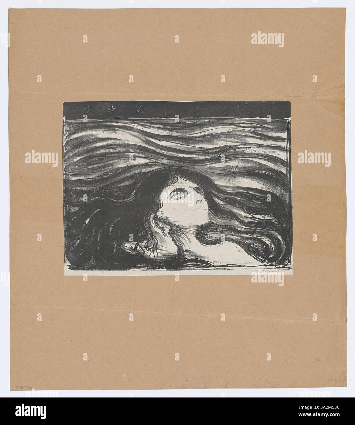 Munch’s 'On the Waves of Love' depicts figures engulfed by abstract ...