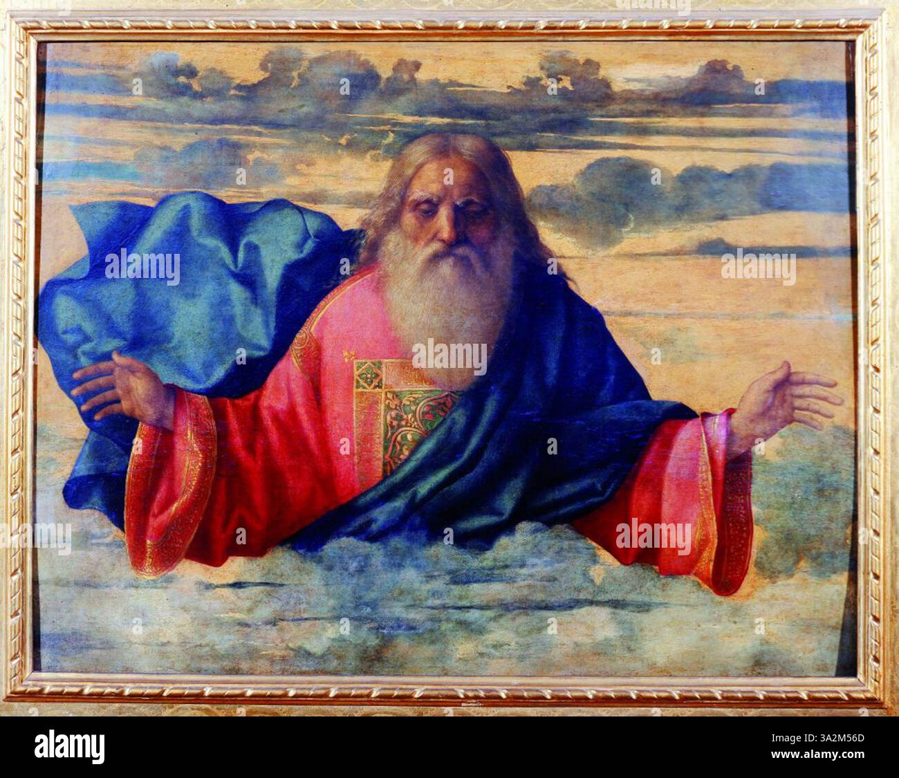 This work by Giovanni Bellini, 'Padre Eterno,' depicts the Eternal ...