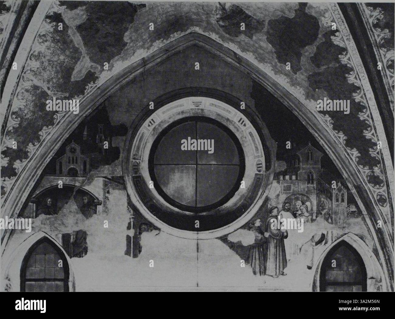 This piece by Tomaso da Modena depicts religious figures in intricate ...