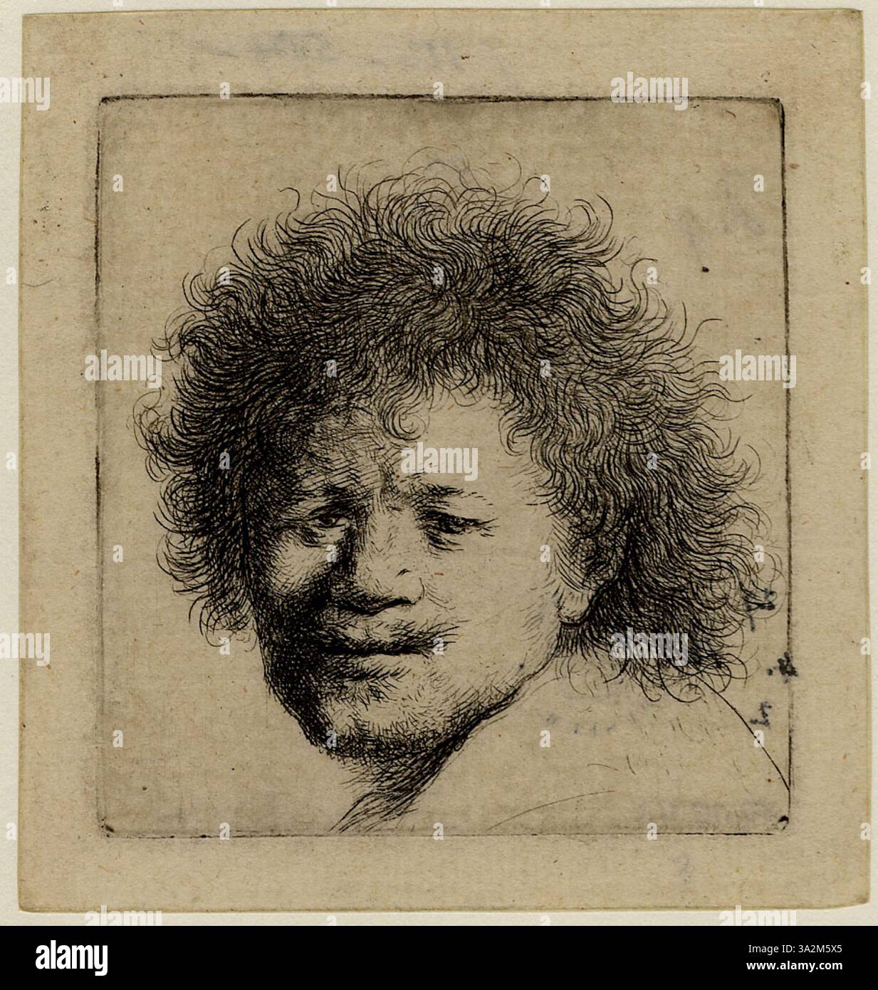 Rembrandt’s 1829 etching captures a moment of quiet introspection ...