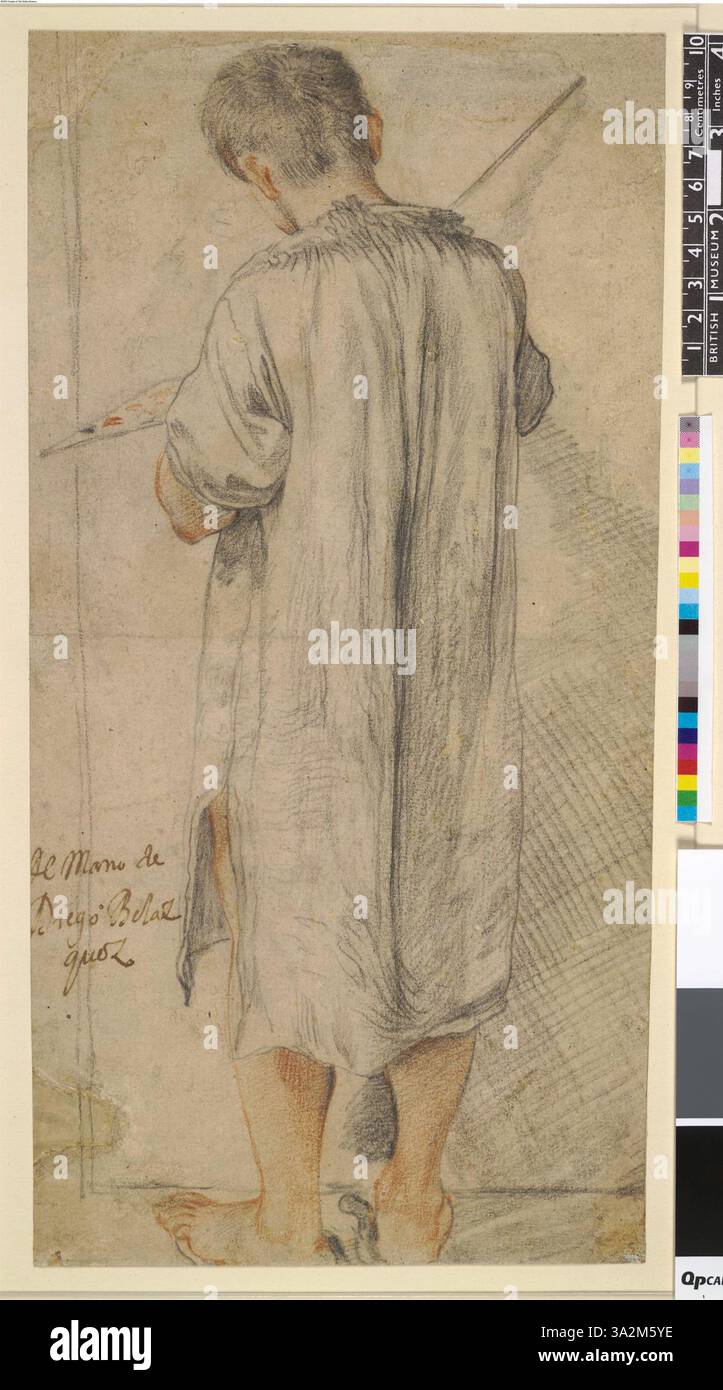 This artwork attributed to Annibale Carracci depicts a young painter in ...