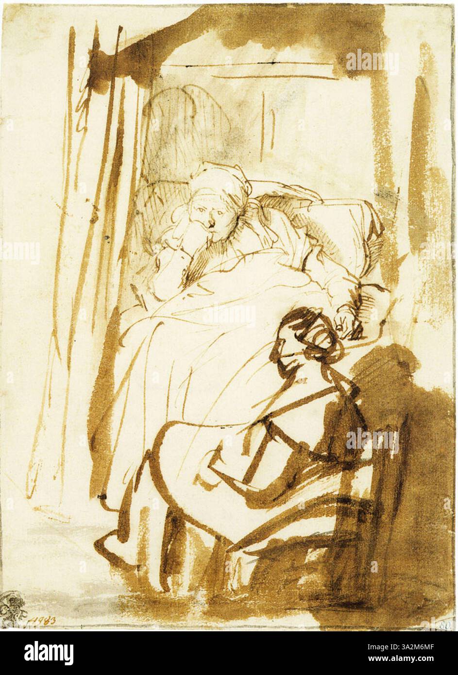 In this 17th-century painting, Rembrandt highlights the subject’s ...