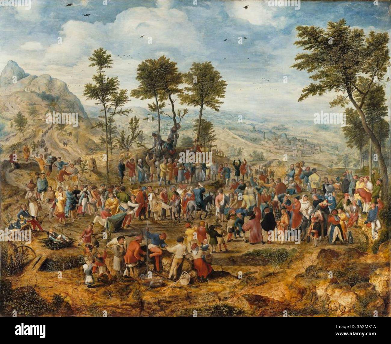 This 1540 painting by Jan van Amstel depicts Christ’s triumphal entry ...