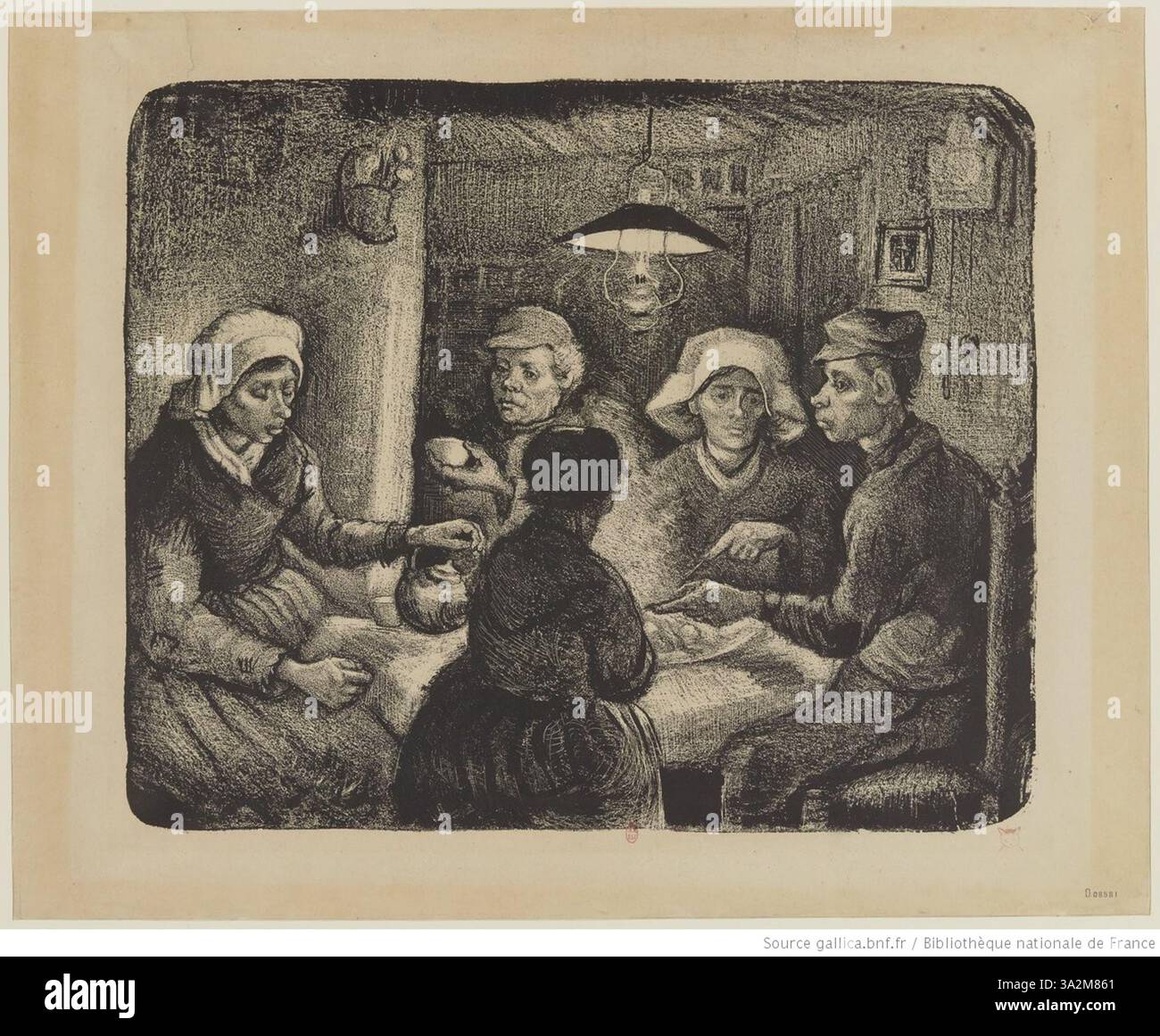 Vincent van Gogh's 'Les Mangeurs de Pommes de Terre' (The Potato Eaters ...