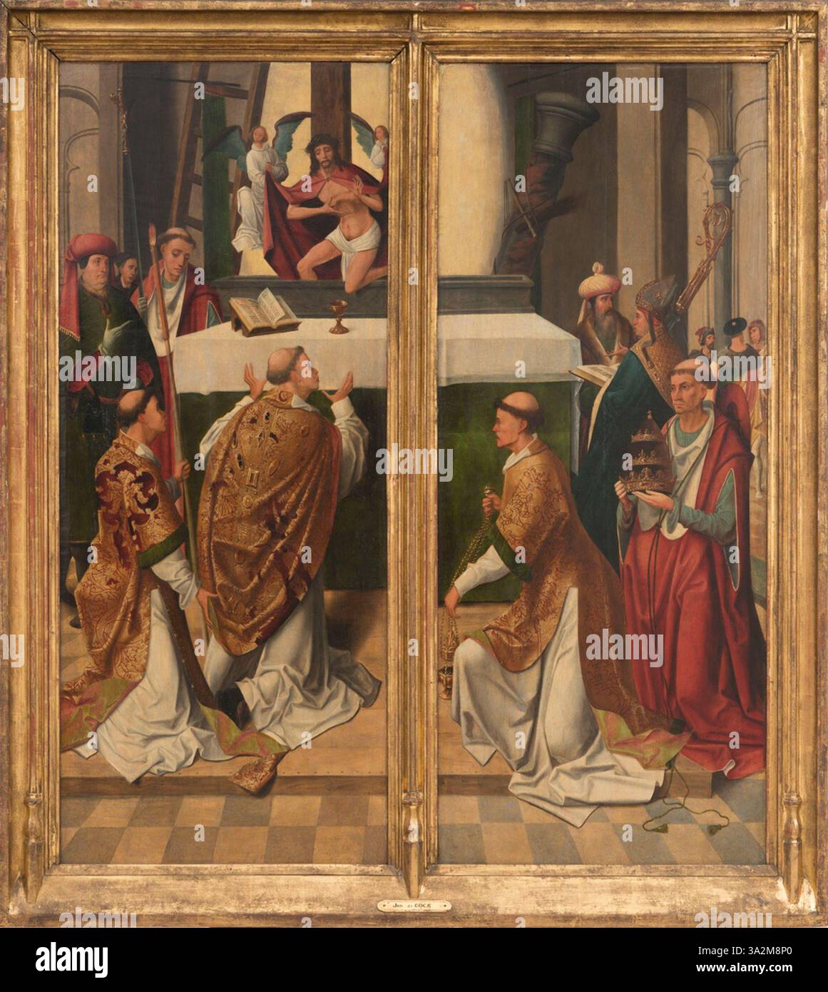 This work depicts Pentecost and Christ in the Garden of Gethsemane ...