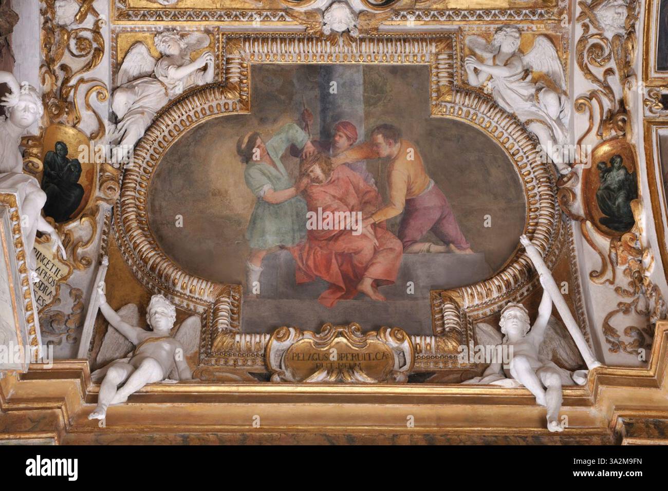 In 'Gesù Cristo coronato di spine' (Christ Crowned with Thorns), Orazio ...