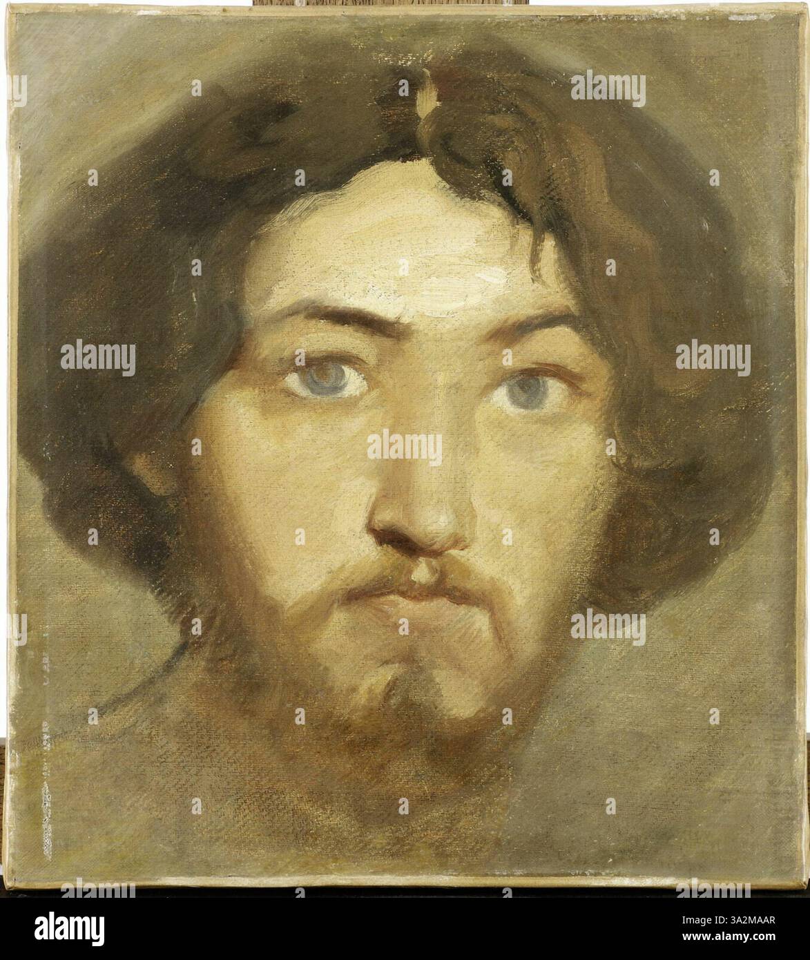 This portrait features an Italian head, capturing the features and ...