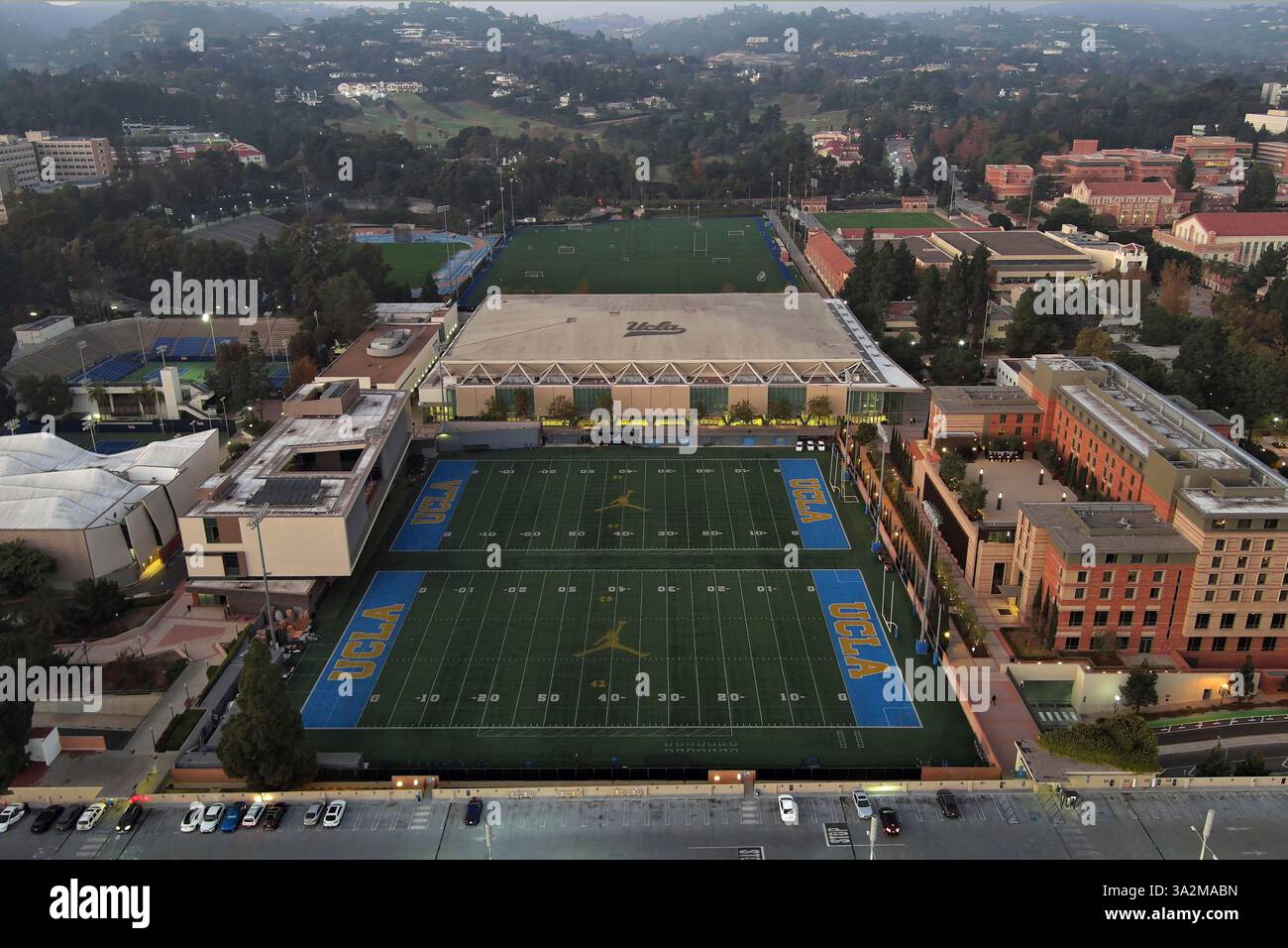 A general overall aerial view of Wasserman Football Center on the ...