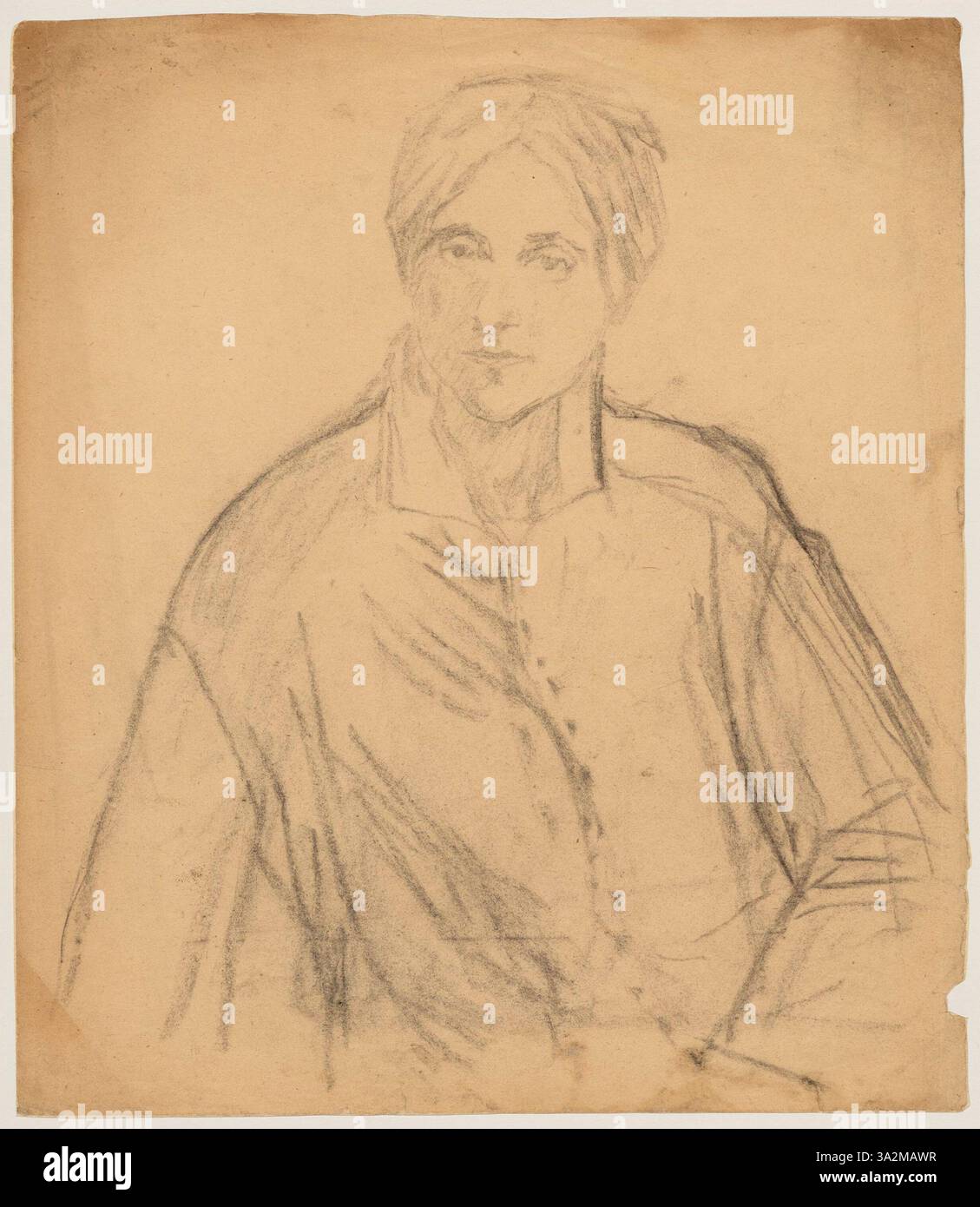 This portrait by Gwen John features a woman in a peaceful, reflective ...