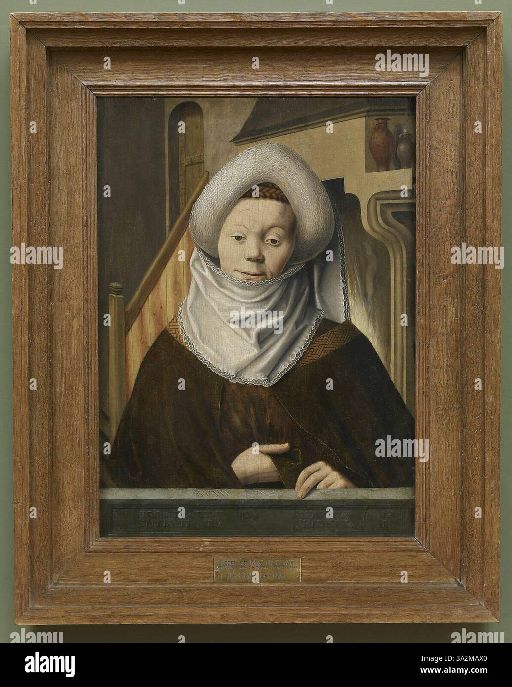 This artwork by Ludger tom Ring the Elder portrays the Delphic Sibyl, a ...