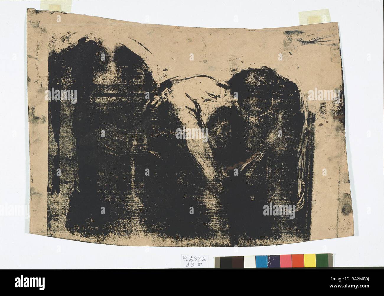 This version of the hunched figure motif by Edvard Munch deepens the ...