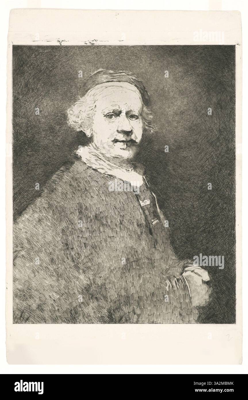 In 'Portrait de Rembrandt âgé,' Vallotton captures the renowned artist ...