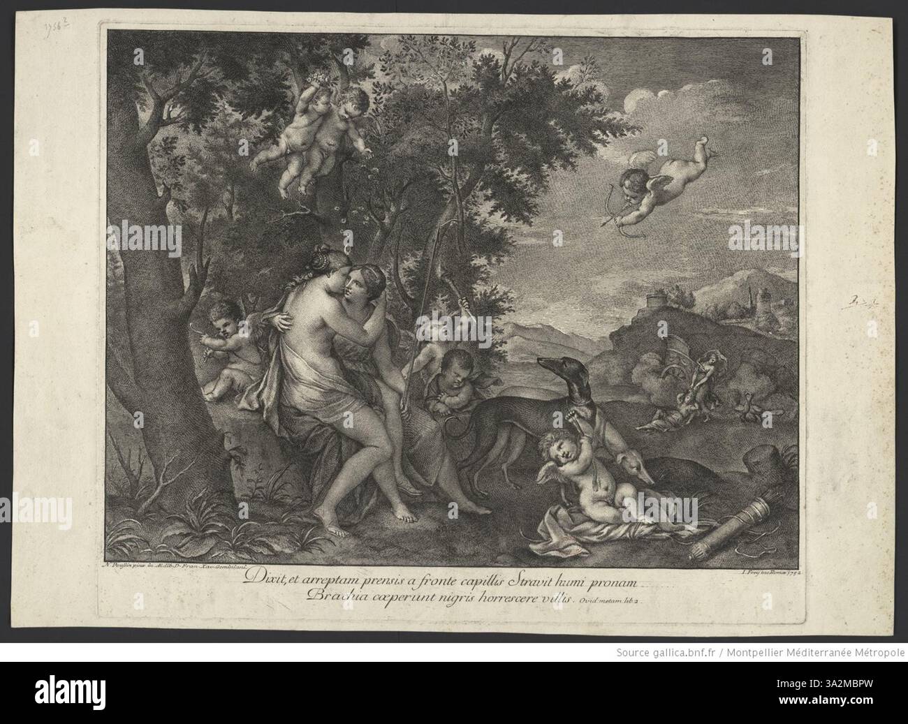 Jacques Fricquet’s 'Jupiter et Callisto' depicts the mythological story ...