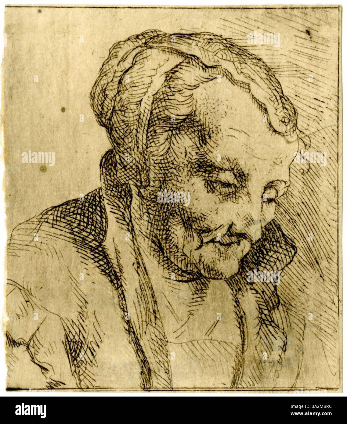 A work from the School of Rembrandt, featuring the signature use of ...