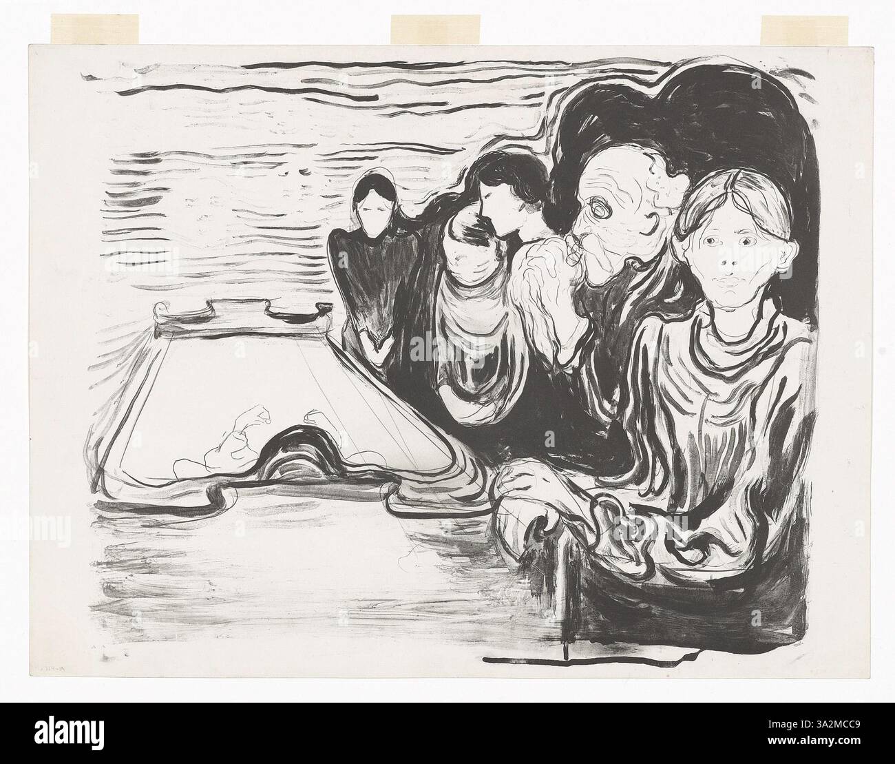 Munch deathbed scene hi-res stock photography and images - Alamy