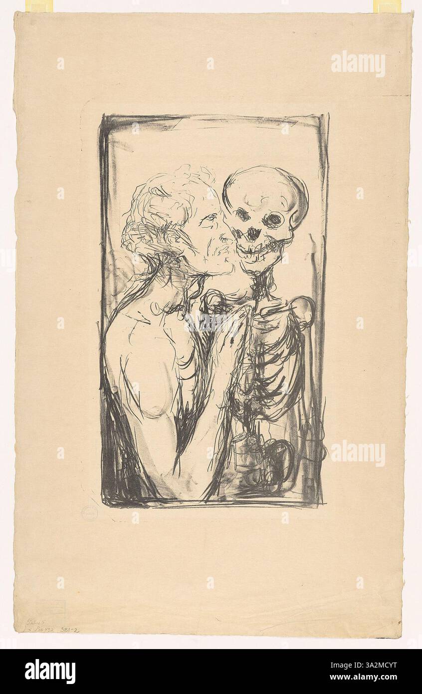 Munch’s 'Dance of Death' illustrates a chaotic, swirling movement of ...