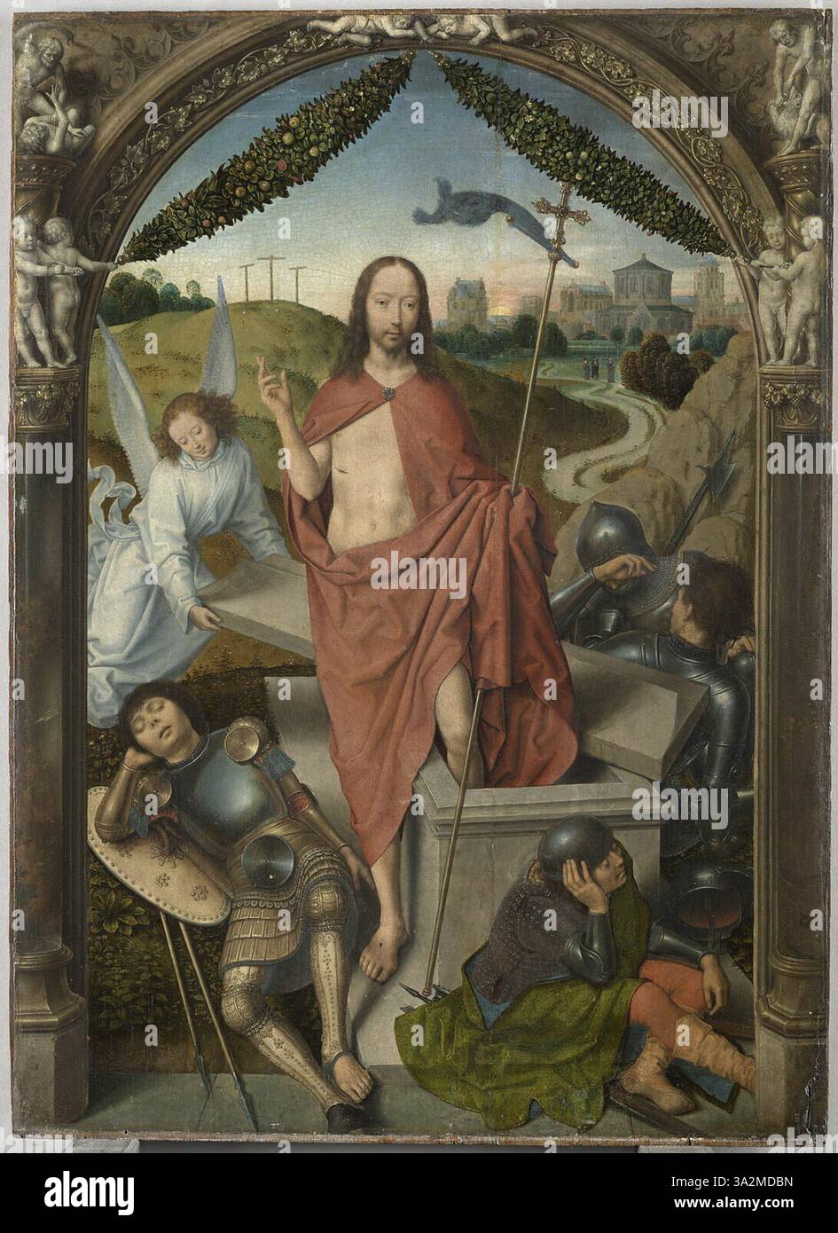 Hans Memling’s Resurrection of Christ, featured in this triptych ...