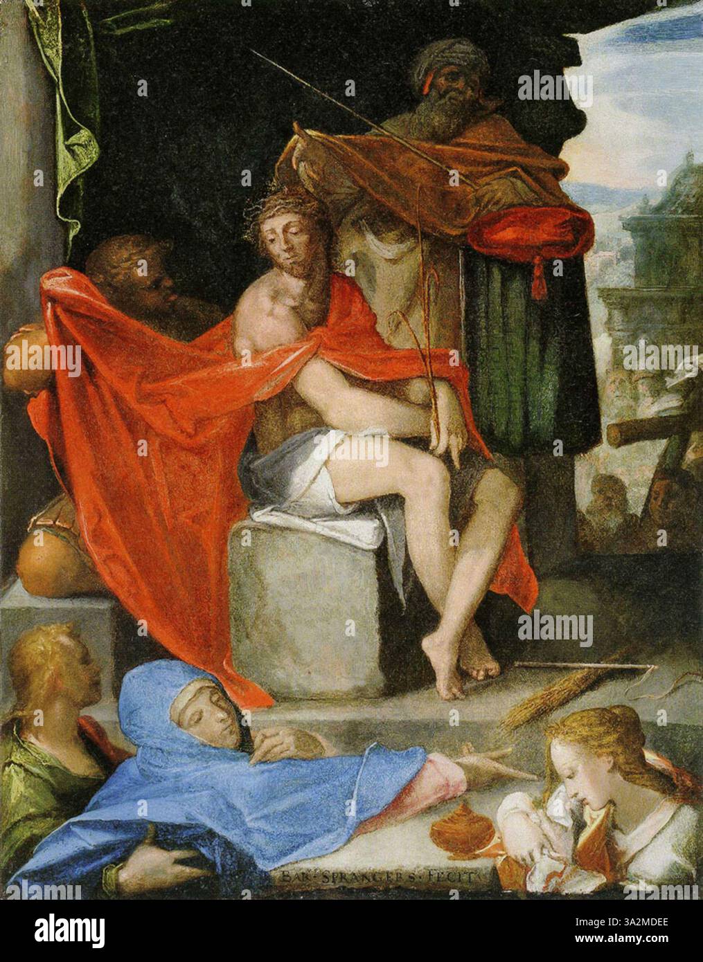 Bartholomeus Spranger’s 'Christ as Man of Sorrows' portrays Christ in a ...