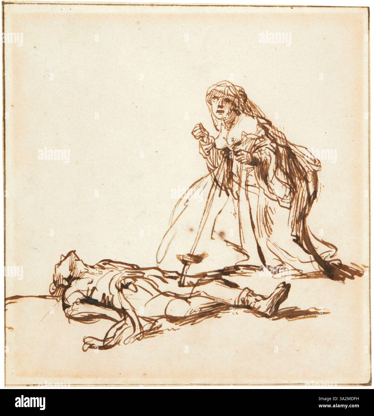 Attributing this work to Ferdinand Bol, it depicts the tragic story of ...