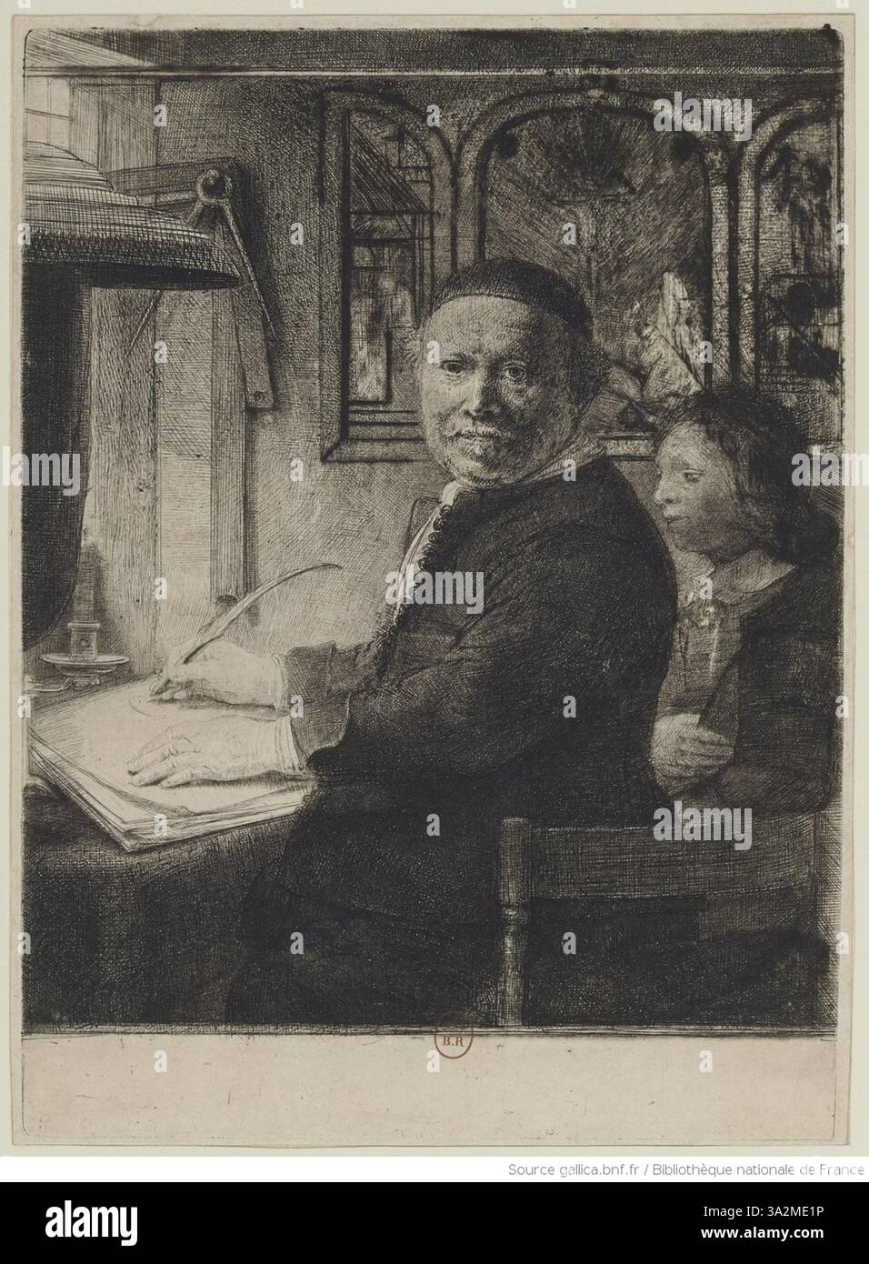 In this portrait, Rembrandt’s use of chiaroscuro brings the subject’s ...