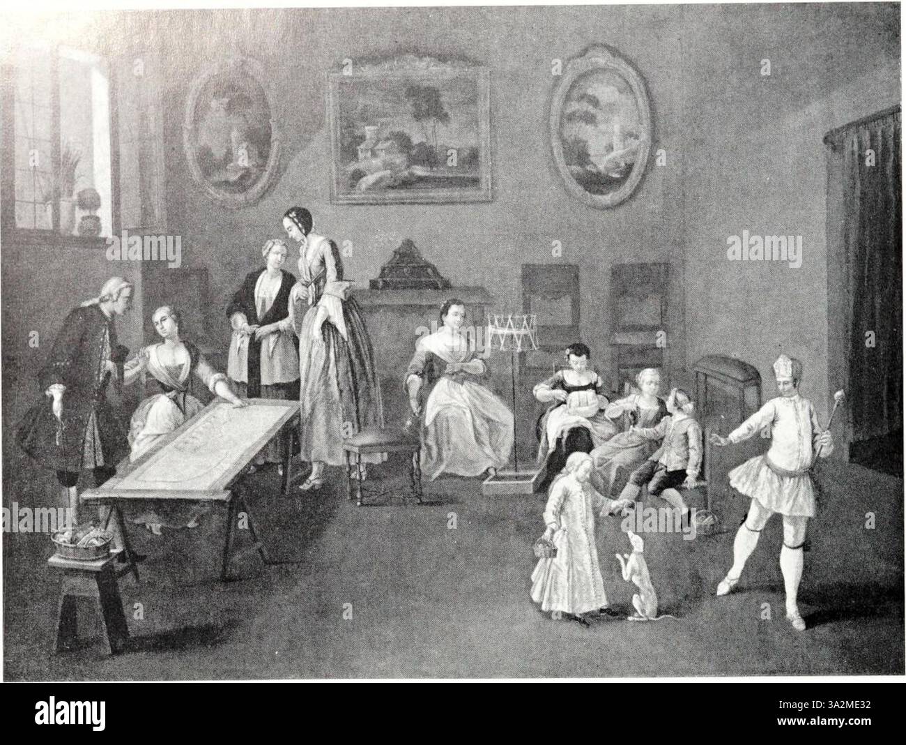 Pietro Longhi’s 1968 painting captures a group of Venetian aristocrats ...