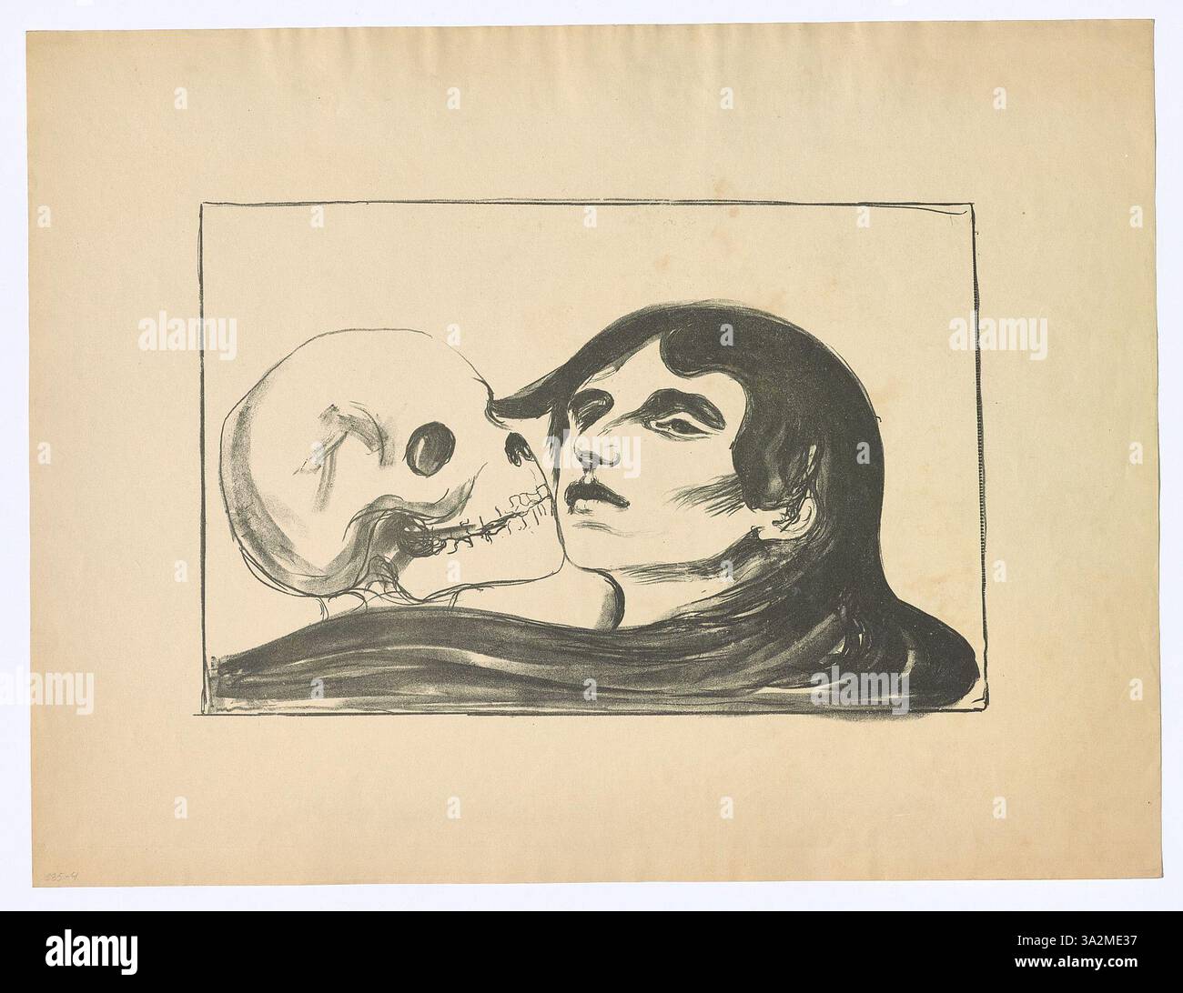 Munch’s 'The Kiss of Death' illustrates a moment of intimate connection ...