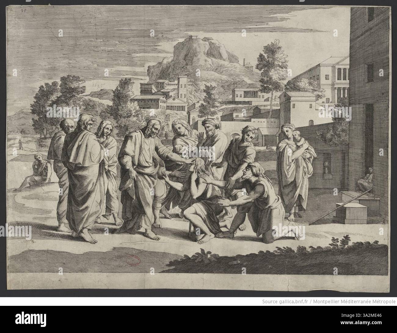 Nicolas poussin blind men jericho hi-res stock photography and images ...