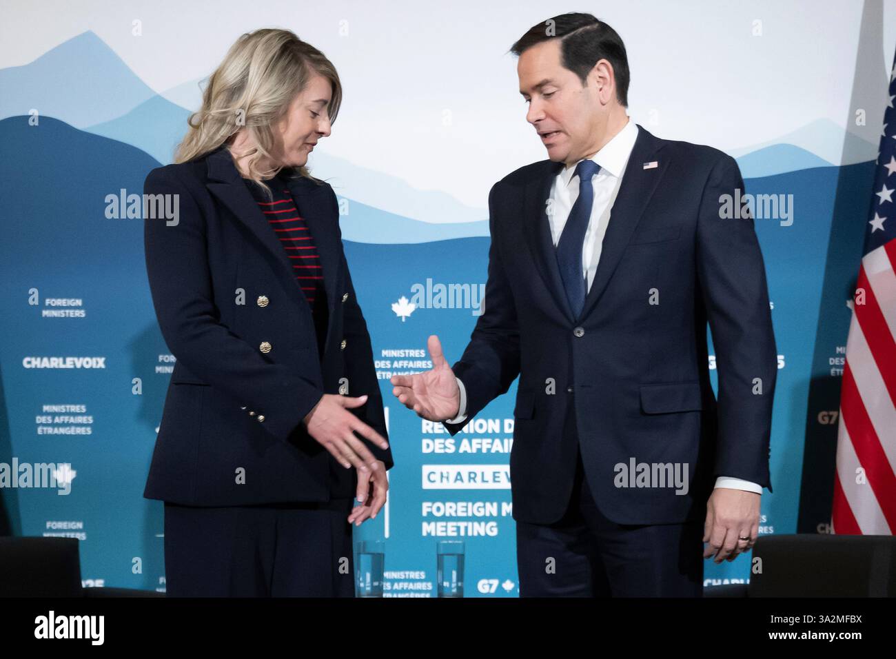 Canadian Foreign Minister Melanie Joly and U.S. Secretary of State ...