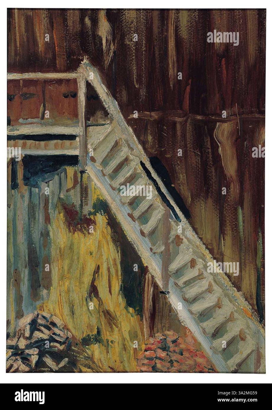 This artwork portrays Arnold Schoenberg, whose pioneering twelve-tone ...