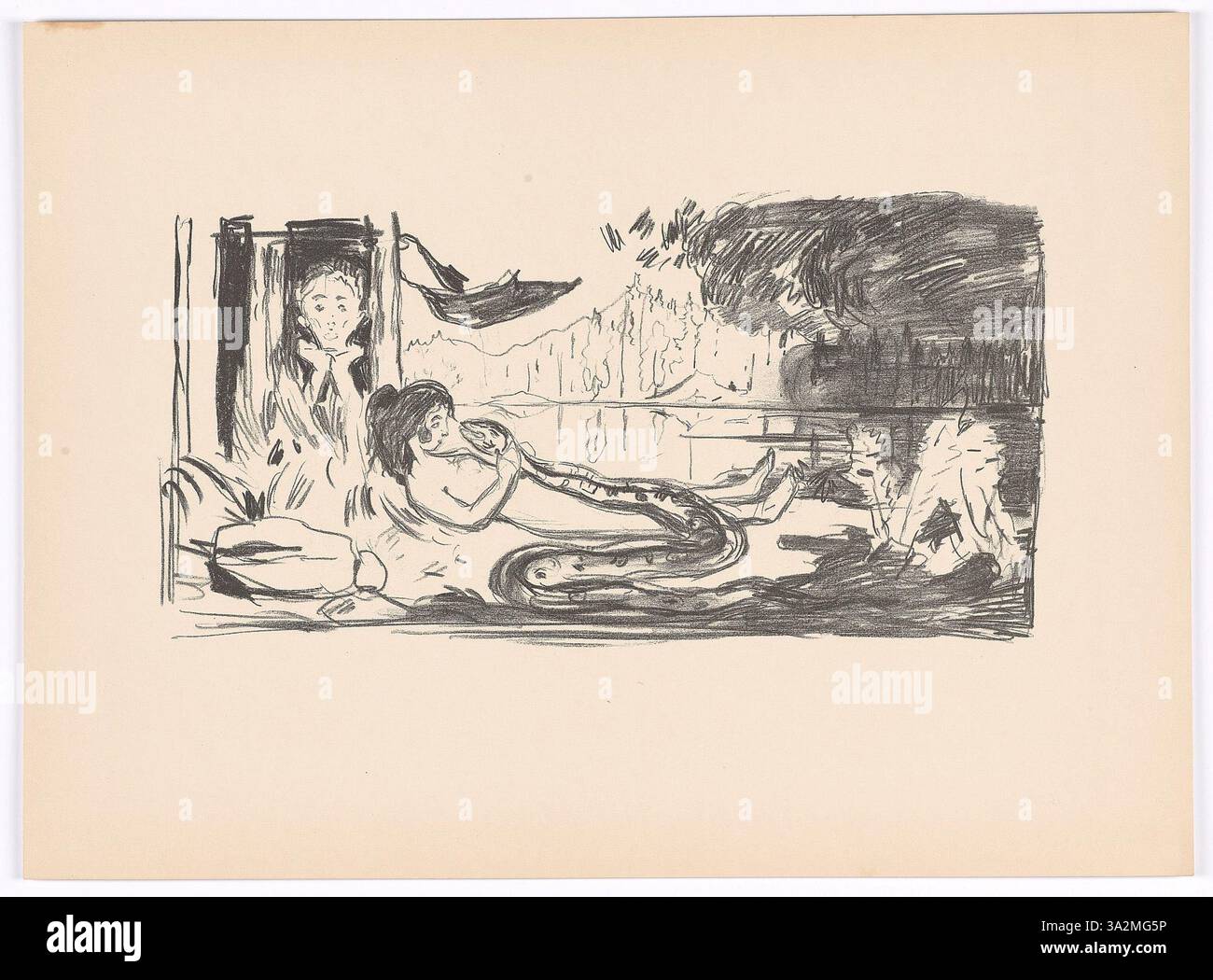 In 'The Cloud,' Munch explores the symbolism of nature as it interacts ...