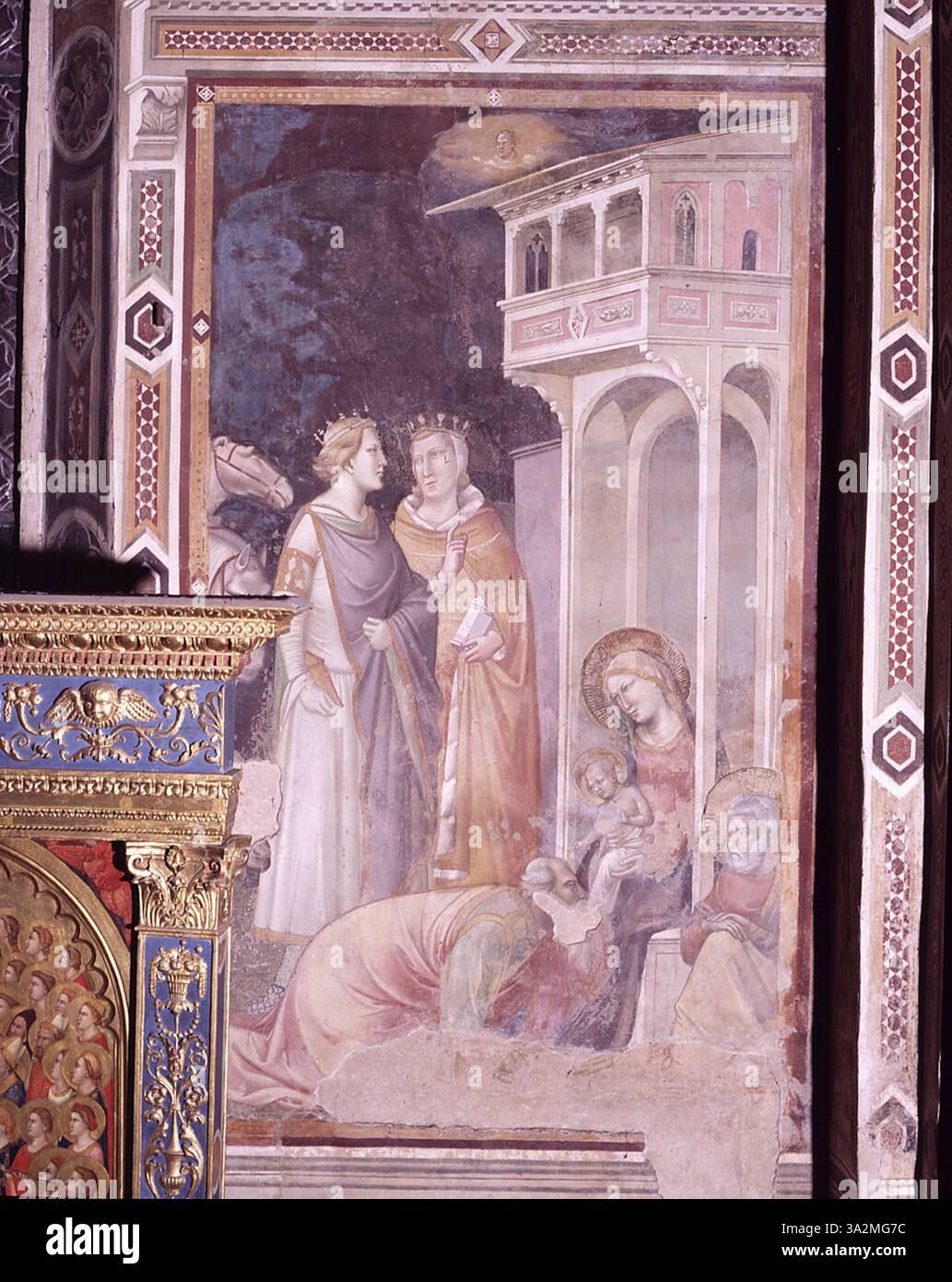 This depiction of the Adoration of the Magi by Taddeo Gaddi highlights ...