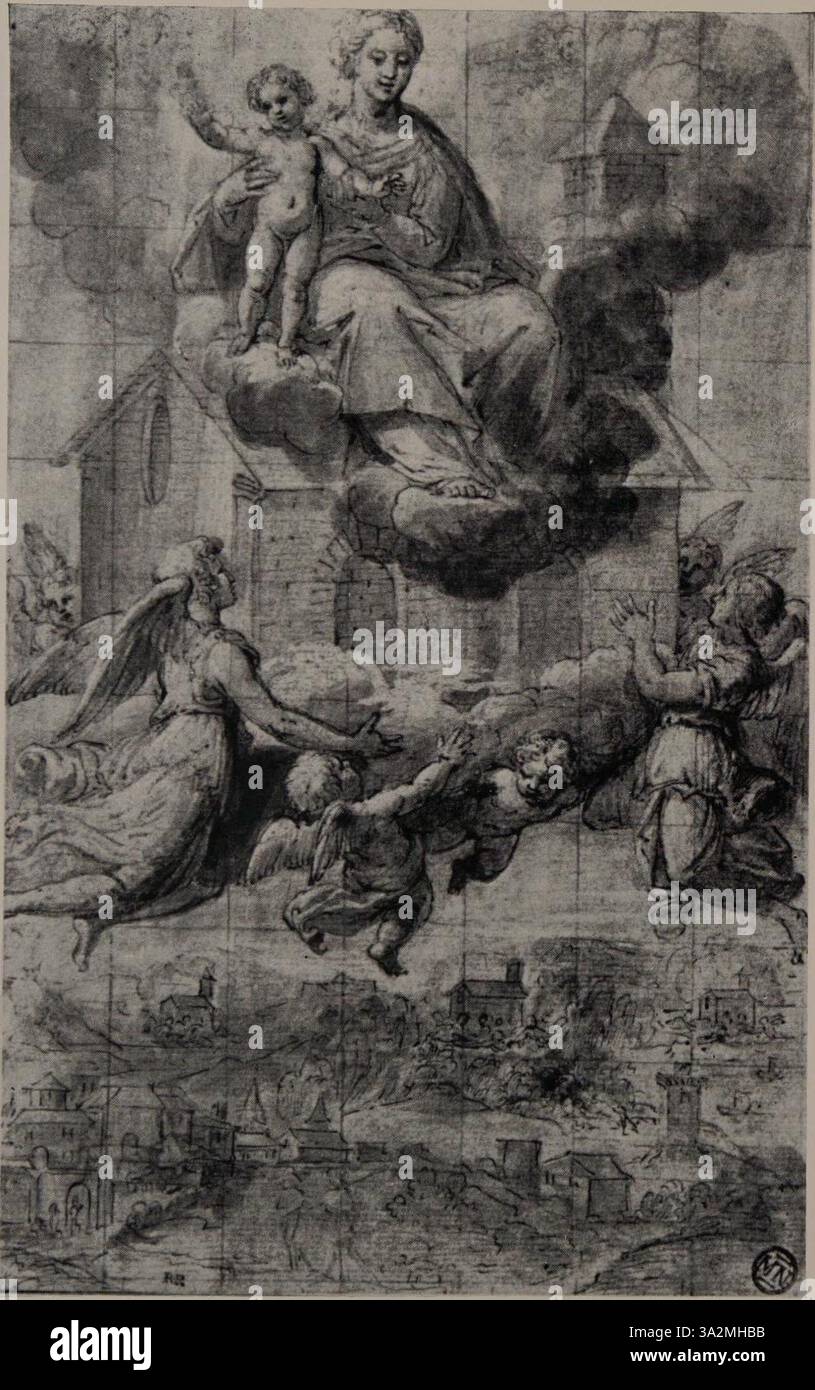 This painting by Annibale Carracci depicts a classical scene with a ...