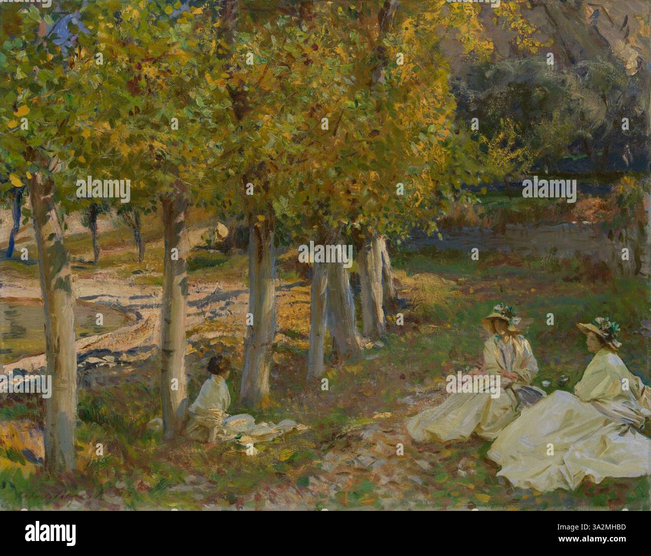 In *Autumn Leaves*, John Singer Sargent captures the fleeting beauty of ...
