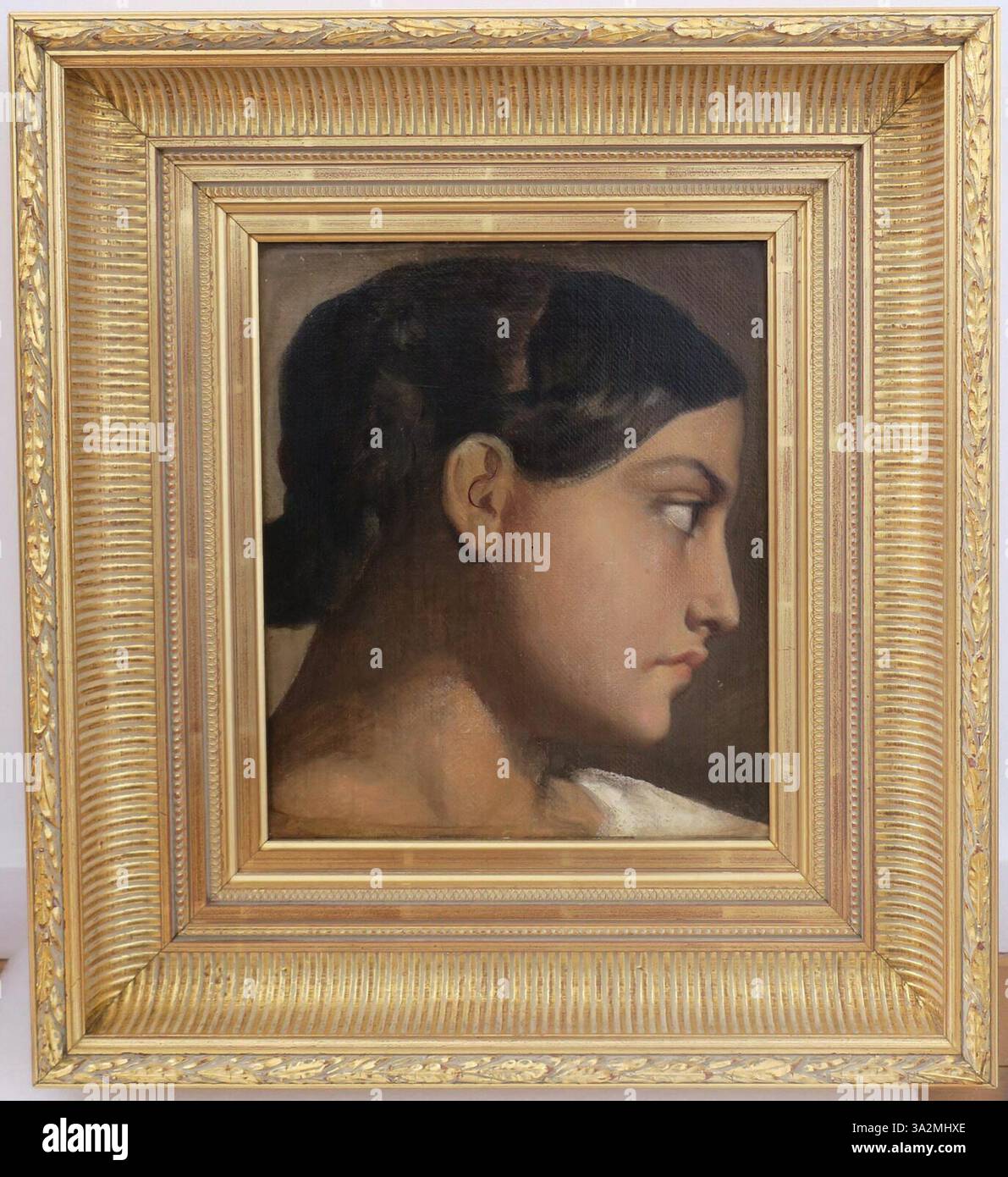 This profile portrait features an Italian woman, emphasizing her ...
