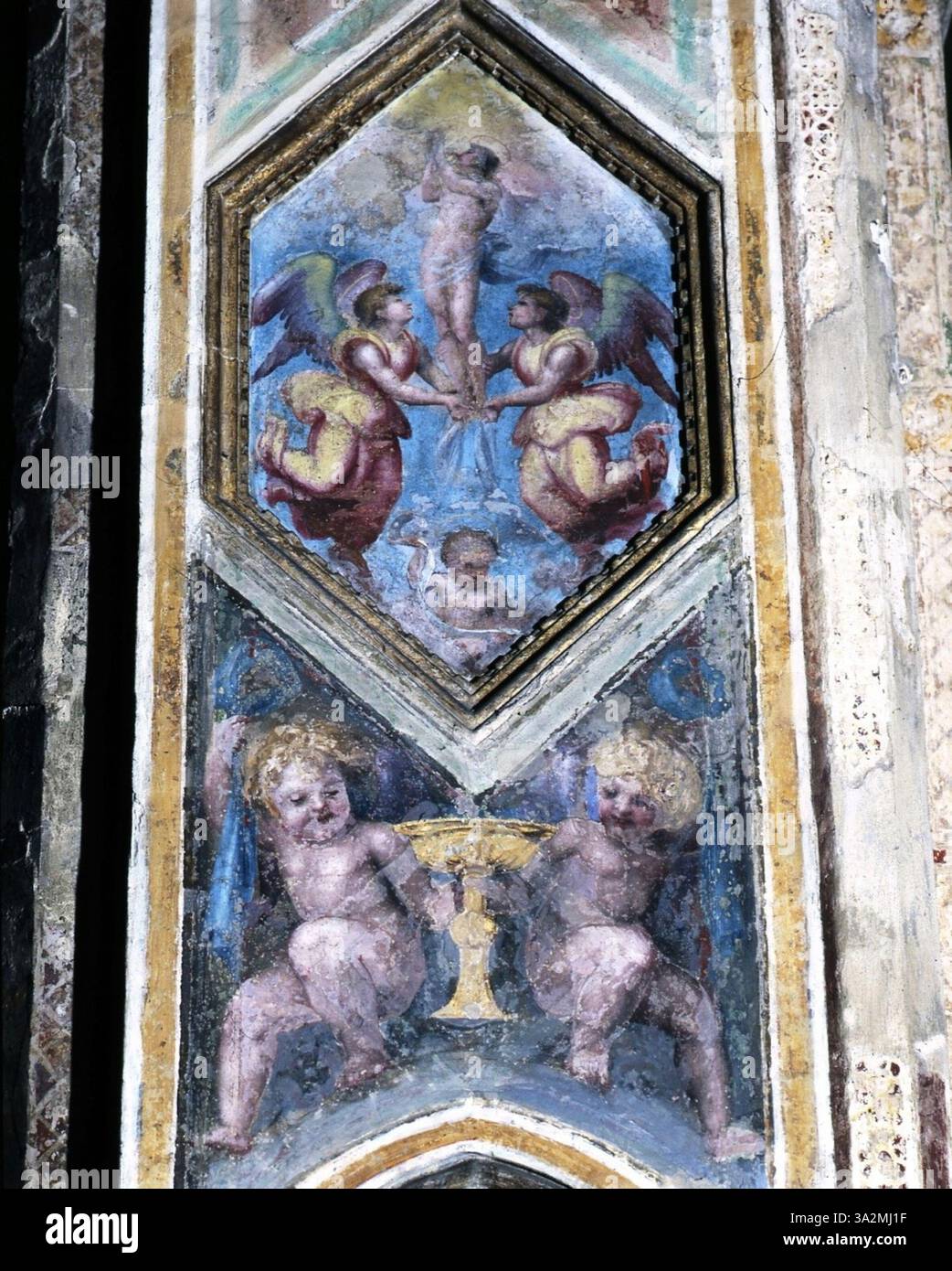 Santa Maria Maddalena portata in cielo dagli angeli by Andrea del Sarto ...