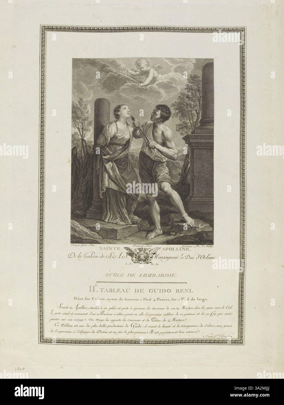 'The Martyrdom of St. Apollonia' by Bénédict-Alphonse Nicolet depicts ...