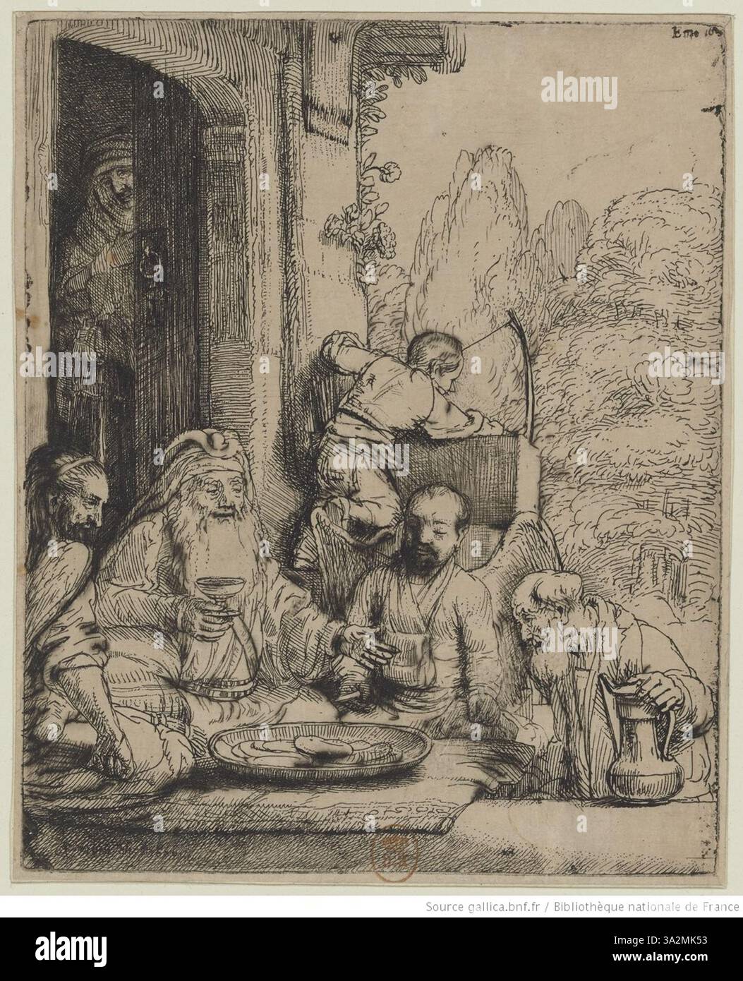 A classic portrait by Rembrandt showing the intricate handling of light ...