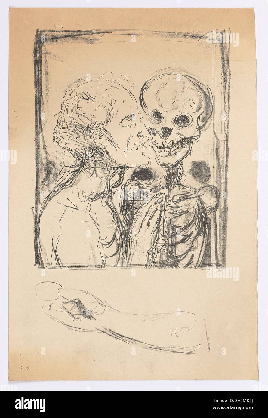 In this portrayal, Munch continues his exploration of death with ...