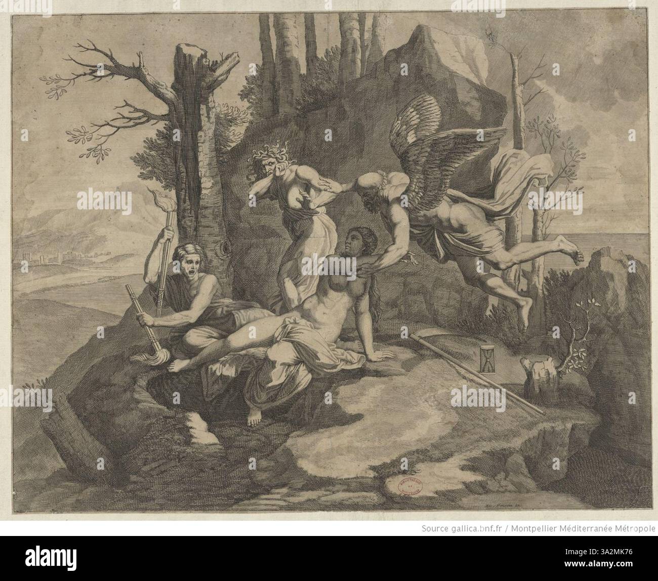 'Le Temps et la Vérité' by Dughet illustrates Time removing Truth from ...