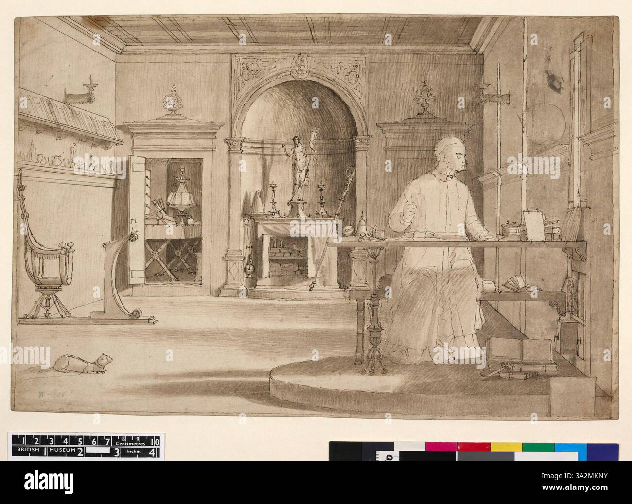 Carpaccio’s painting of St. Augustine’s vision depicts a mystical scene ...