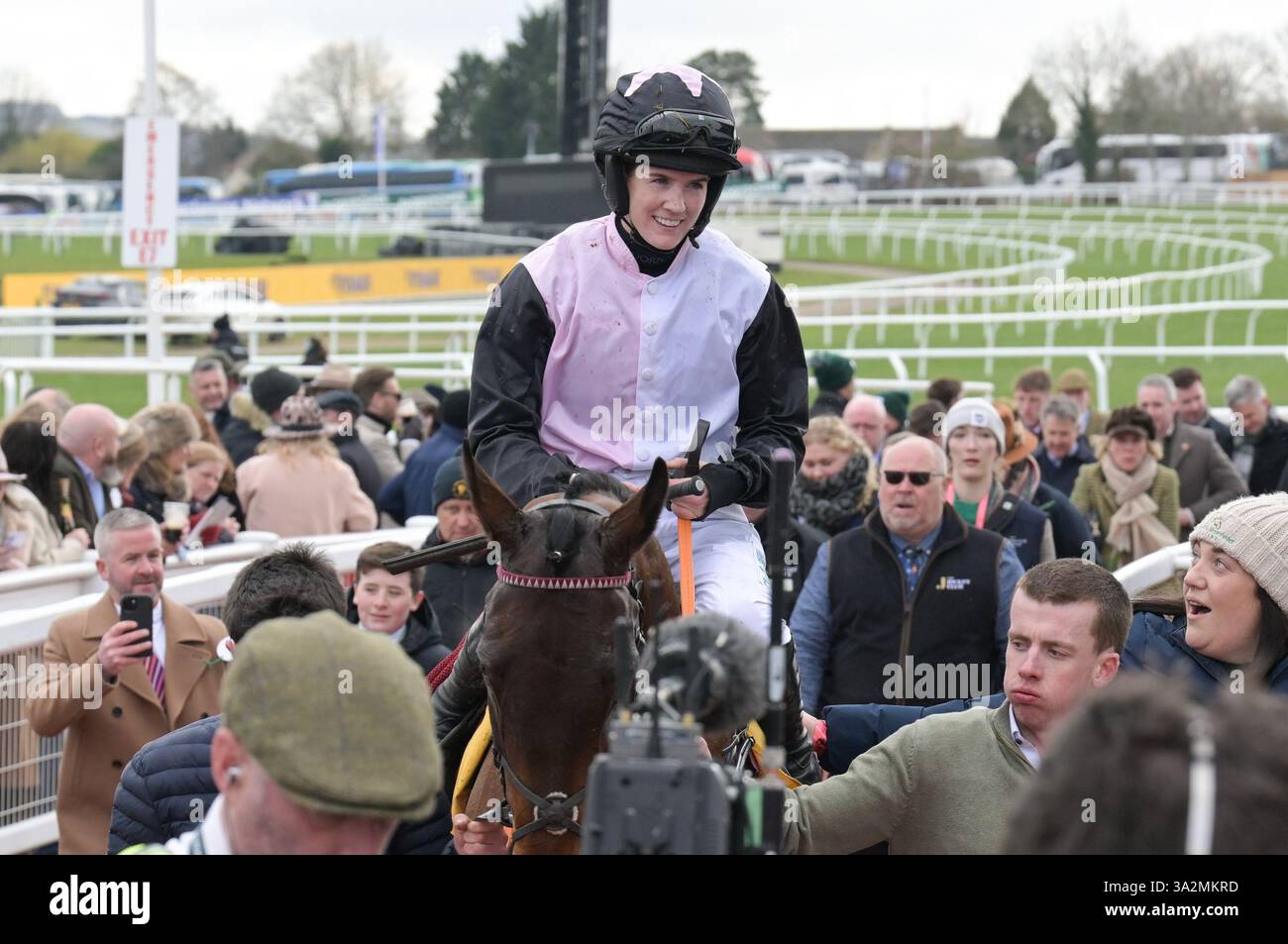 Rachel Blackmore on Air of Entitlement takes the first race on Thursday ...