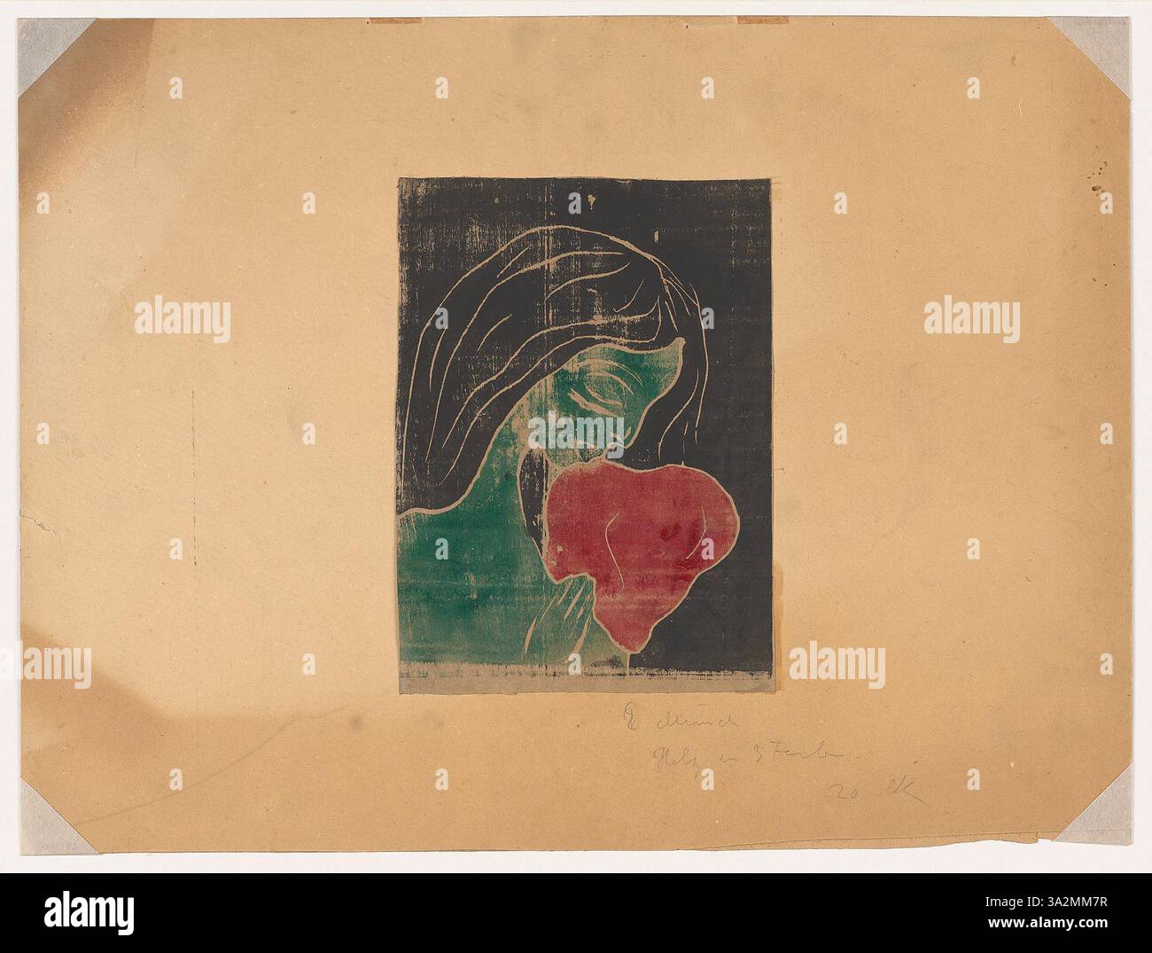 In this painting, Munch highlights the heart as a central symbol, using ...