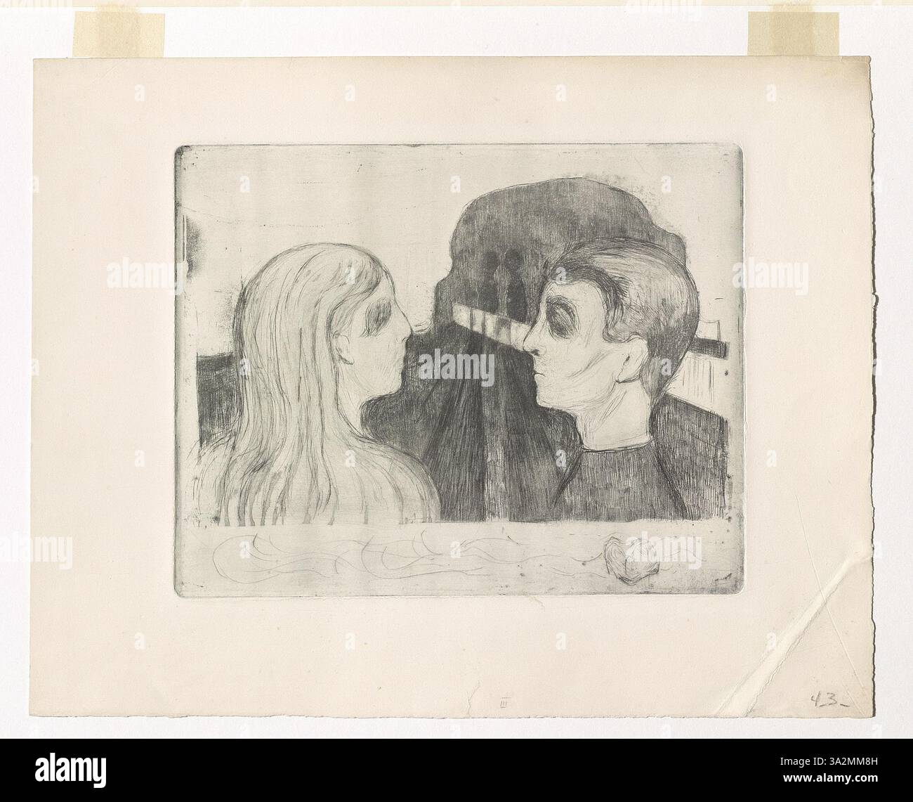 In 'Attraction II,' Munch captures the emotional dynamics between two ...