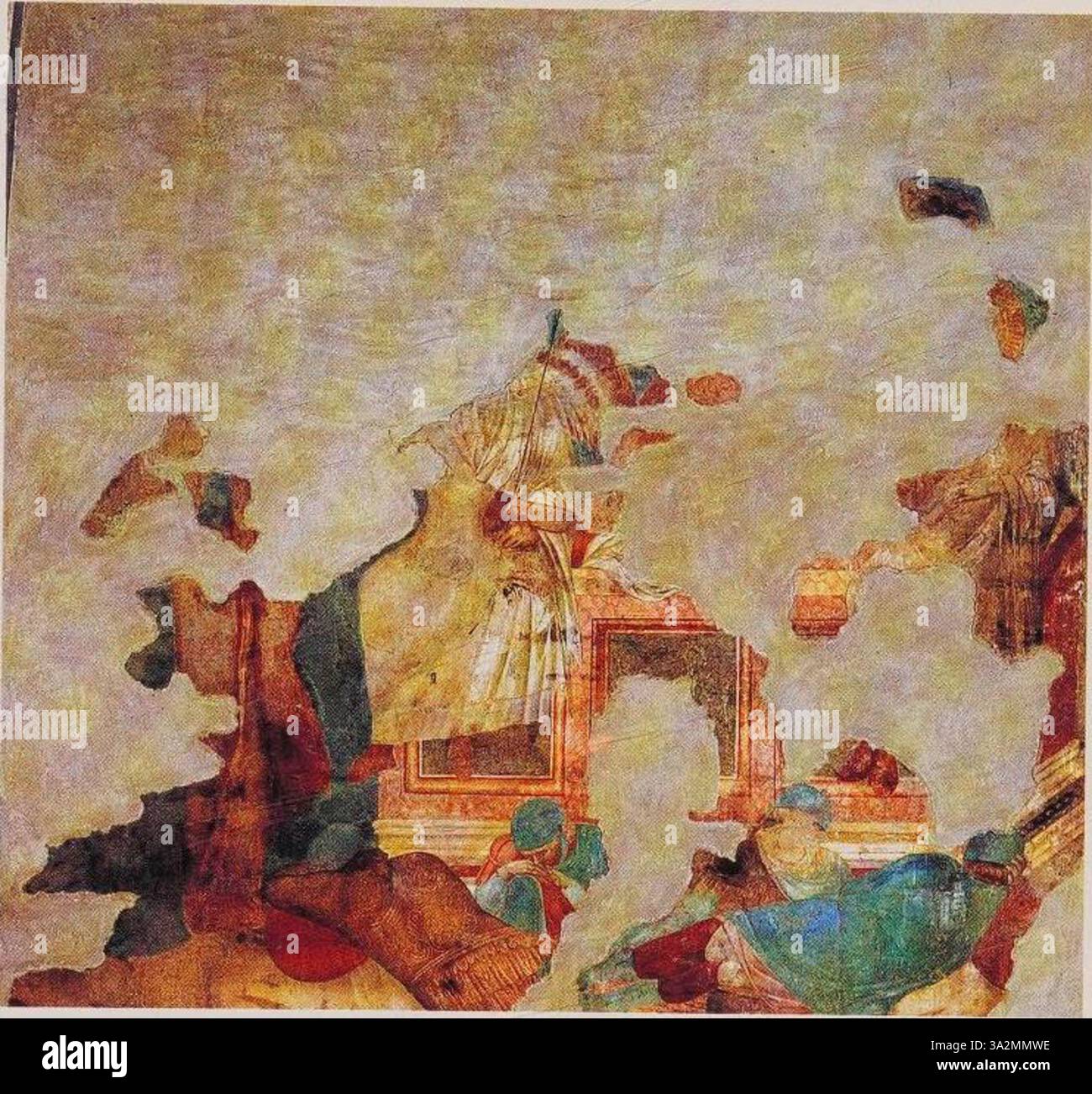 This fresco by Giotto, depicting the Resurrection of Christ, is a part ...